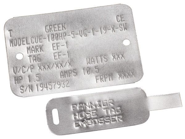 aluminium labels